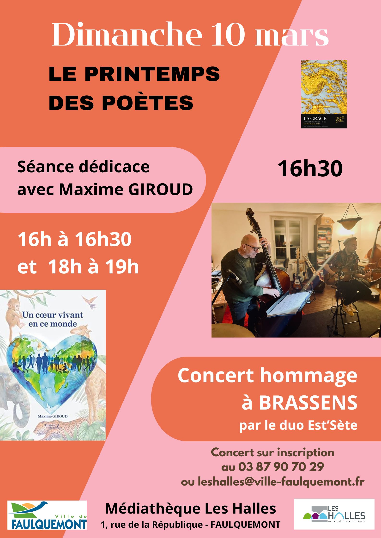 Le Printemps Des Poètes à La Médiathèque Médiathèque Les Halles De